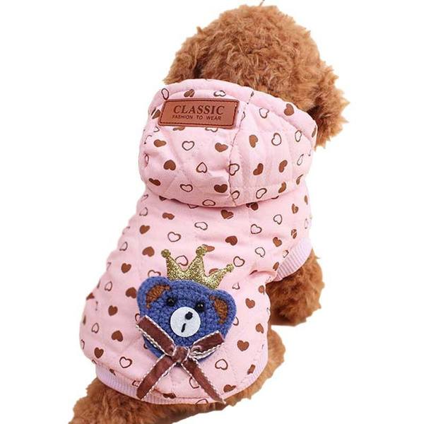 Small Dog Coat Jacket Winter Dog Clothes Pet Outfit Garment Puppy ...