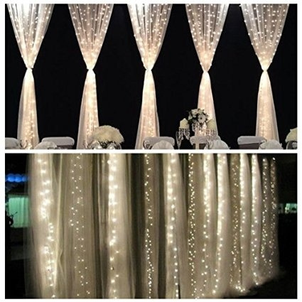 Crystal LED Lights 32.8ft 100 LEDs String Lights Decorating Holiday ...