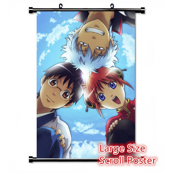 GINTAMA Poster Anime Fan Collectable Fabric Wall Scroll Poster Japanese ...