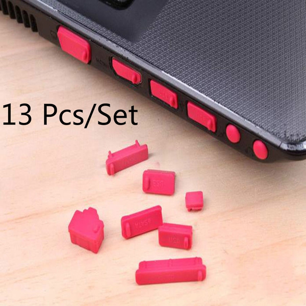 1 Set 13Pcs Laptop Notebook Anti-dust Plugs Ports Cover Stopper ...