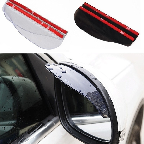 2pcs/pair Car Styling Universal Rain Shield Flexible Car Rear Mirror ...