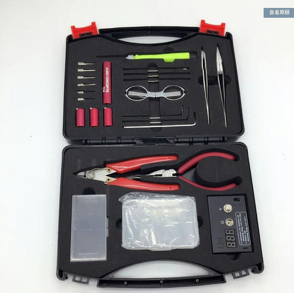 NEW Coil Terminator DIY Tools Accessory Kit Coil Jig ohm Meter Ceramic ...