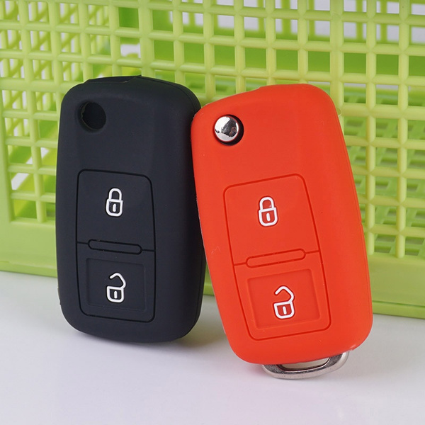 Two 2 Button Silicon Flip Key FOB Repair Set Cover Case Protection for ...