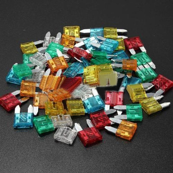 60pcs Mini Blade Fuses Auto Car Truck Assortment Fuse Kit 5A 10A 15A ...