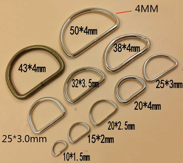 3/5/10/20pcs D Rings Webbing Strapping One Inch Dee Rings | Wish