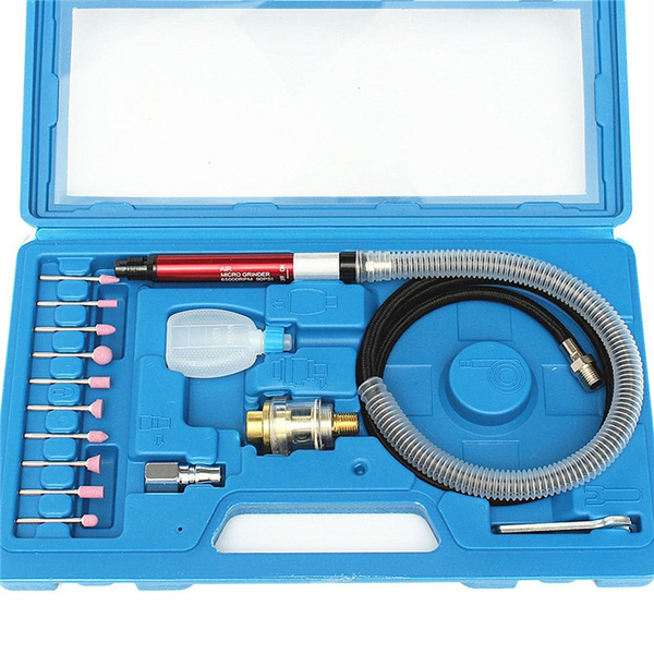New 16 Piece Air Micro Die Grinder Kit Mini Pencil Polishing Rotary ...
