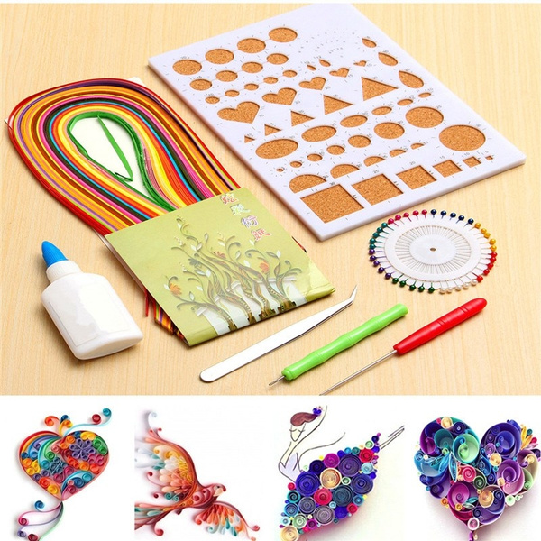 Multicolor 7pcs/set Paper Quilling DIY Tools Board Quilling Kit for DIY ...