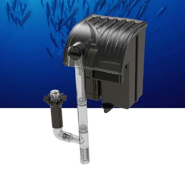 Fish Turtle Tank Aquarium External Oxygen Pump Waterfall Filter Mini ...
