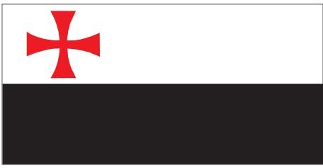 KNIGHTS TEMPLAR CRUSADES FLAG 5' x 3' Medieval Crusaders Red Cross War ...