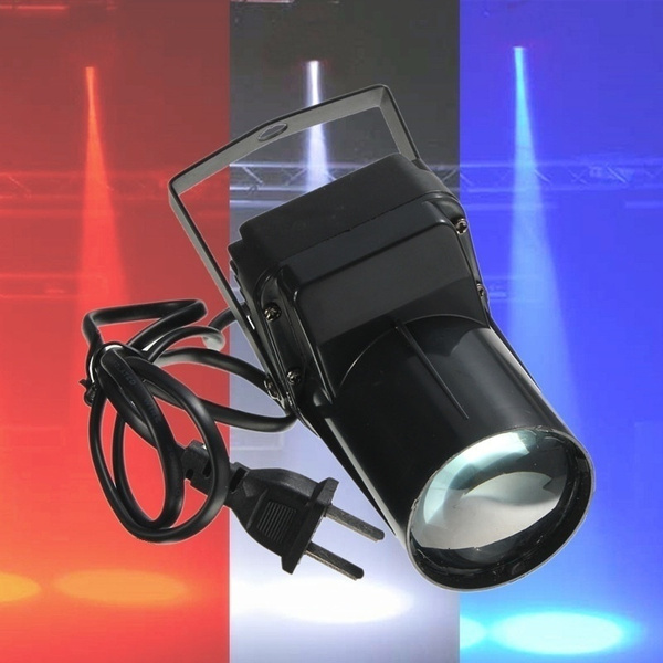 LED White Beam Spotlight 3W DJ Bar Dance Xmas Party Stage Light Pin ...