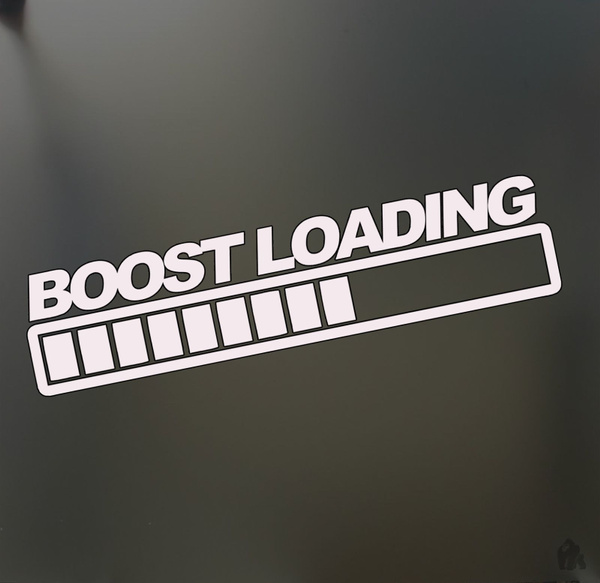 Boost Loading Funny Race Sticker Turbo WRX JDM Hooligan Stance Drift ...