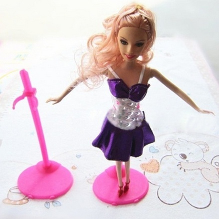 Barbie Dolls Stand, Plastic Stand, Standing Frames | Wish