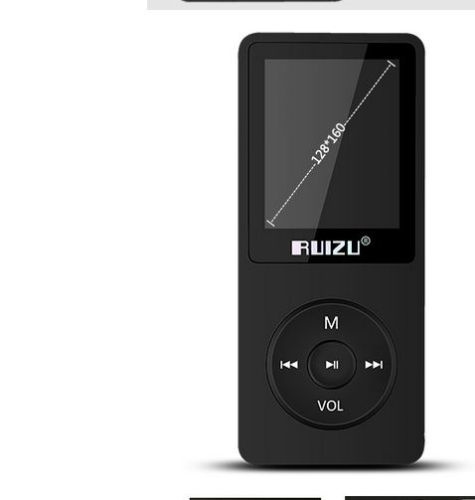 Portable 1.8"TFT Screen HiFi 4G RUIZU X02 MP3 Video Music Player FM ...