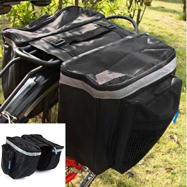 1Pc Convertible Bicycle Luggage Bag Road Mountain Bike Rear Seat Rack ...