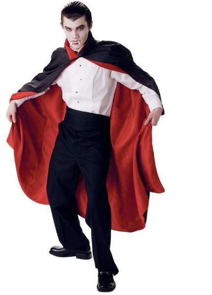 High Quanlity Halloween Standup Vampire Witch Cape Robe Wraps Death ...
