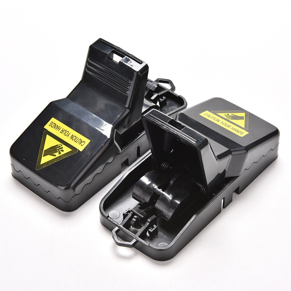 2Pcs Rat Traps Catching Heavy Duty Snap Mouse Trap-Easy Set/Bait/Pest ...