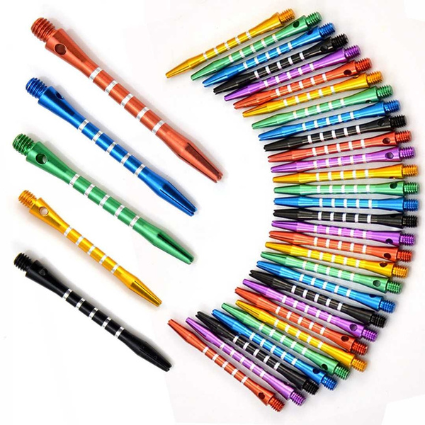 30pcs Aluminum Colorful Darts Shafts Harrows Dart Stems Mixed Color ...