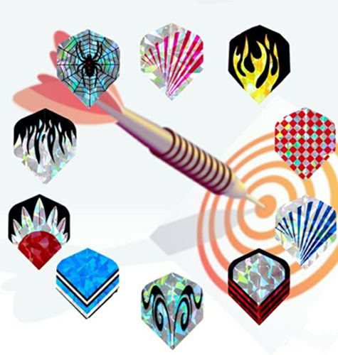 Professional 10 Sets 30 PCS of 2D Bling Dart Nicer Laser Reflective ...