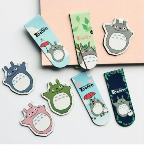 Kawaii Totoro Anime Studio Ghibli Magnetic Book Mark Paperclip ...