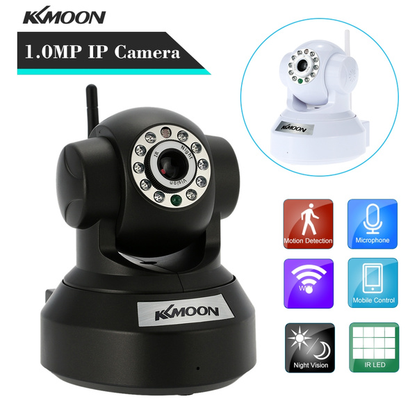 KKmoon® 1.0MP Camera PnP P2P Pan Tilt IR WiFi Wireless Network IP ...