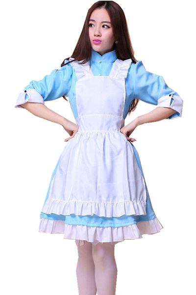 Top Quality Kagerou Project Marry Blue Maid Outfits Anime Cosplay | Wish