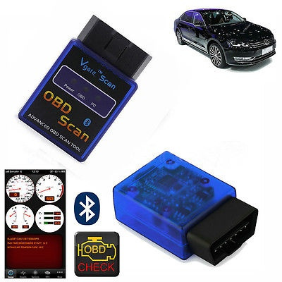 Mini VGate Scan ELM327 Bluetooth V2.1 OBD2 OBD II Auto Torque Scanner ...