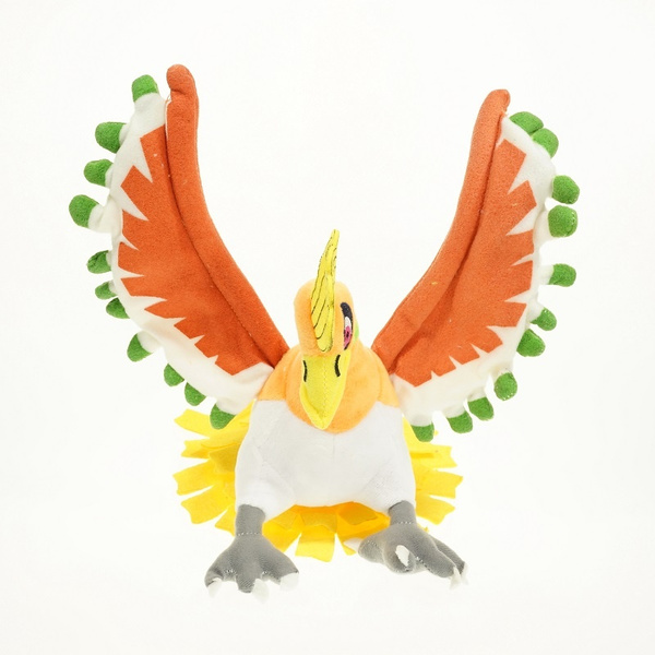 New Pokemon 10 inches Ho-Oh Phoenix Peacock Soft Plush Toy Stuffed ...