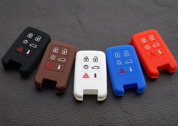 Silicone Car Key Fob Sticker Cover Case Holder for VOLVO V40 S80 XC60 ...