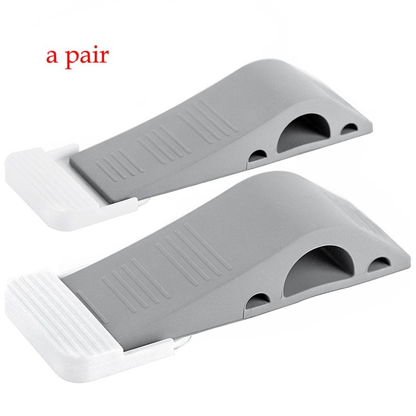 Decorative Door Stopper 2 Pack With Free Bonus Holders, Door Stop Works ...