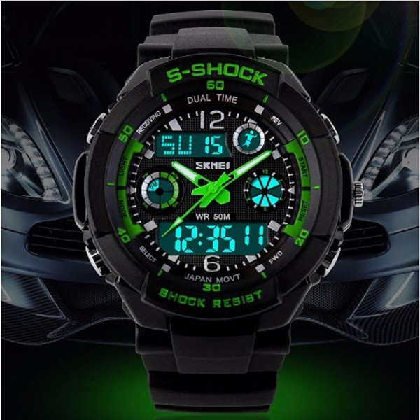 Fashion Sports Watch Men's Digital Shock Resistant Quartz Alarm ...