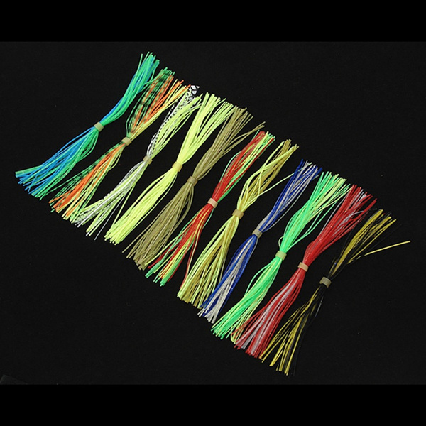 12PCS Fly Tying Rubber Threads Straps for Flies Lures Beard wire Making ...