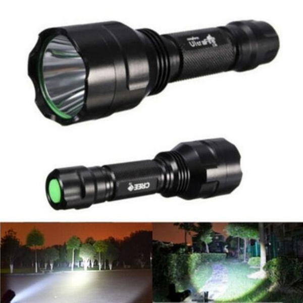 3000 Lumen CREE Led Torch C8 LED Hunting Flashlight 5 Modes LED Torch ...