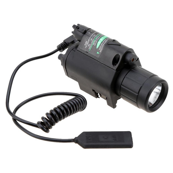 NEW Tactical Green Laser Flashlight Combo Hunting Laser for Pistol ...