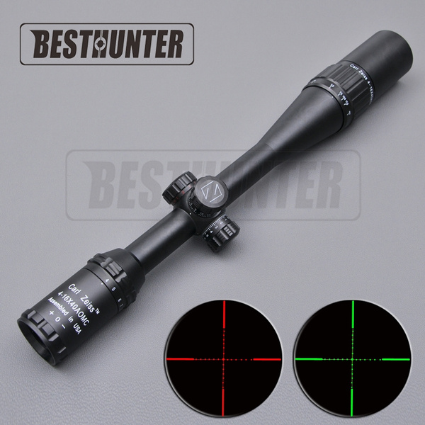 Reticle Riflescope Carl Zeiss 4-16X40 White Letter Markings Red And ...