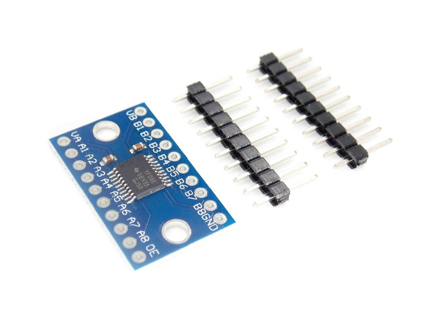 3.3V 5V TXS0108E module 8 Channel Logic Level Converter Convert TTL Bi ...