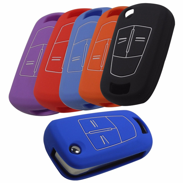 2 3 Buttons Silicone Key Cover Fob Case For Vauxhall Opel Corsa Astra