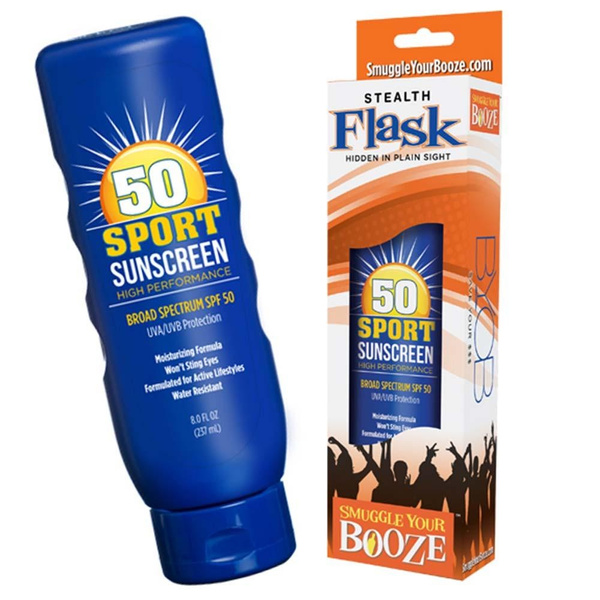 Fake Sunscreen SPF 50 Hard Hidden Flask Set | Wish