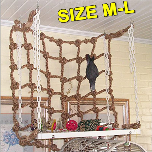 Parrot Birds Climbing Rope Net Jungle Fever Rope Small Animals Toys | Wish