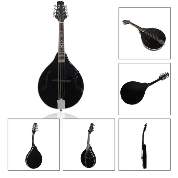 Fashion Brand New Sunburst/Black 8-string mandolin Basswood for Musical ...
