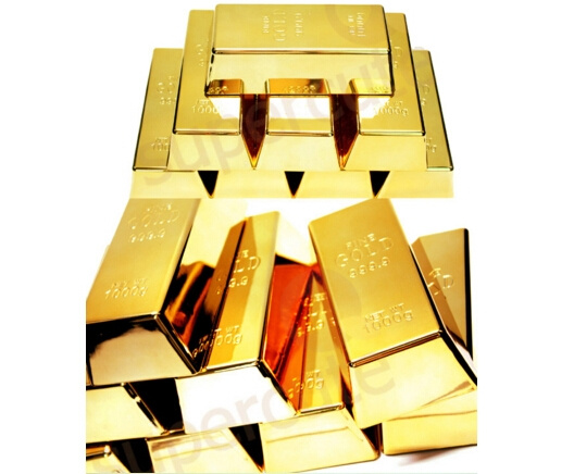 highquality 1 Pcs Gold Bar Bullion Door Stop Paperweight Simulation ...