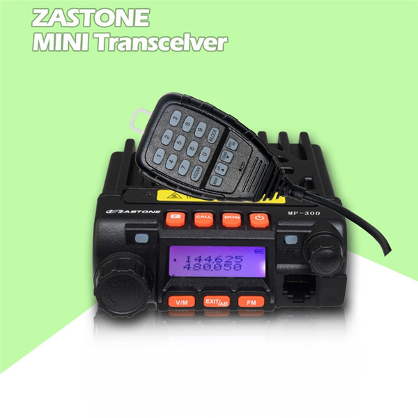Zastone MP-300 20W MINI Moblie VHF&UHF Transceiver Car Radio MP300 ...