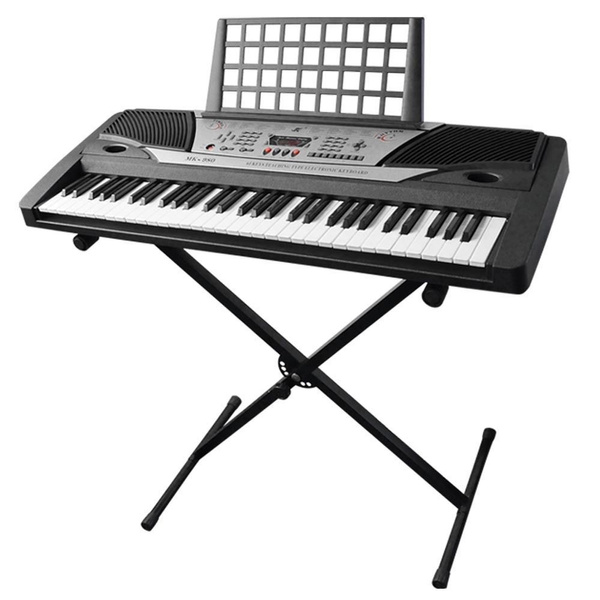 Adjustable Black Electronic Keyboard Piano X Stand Organ Rack Metal ...