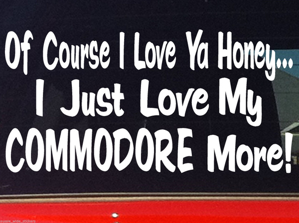 Car Sticker COMMODORE New 200mm Funny Car ute wagon Stickers | Wish