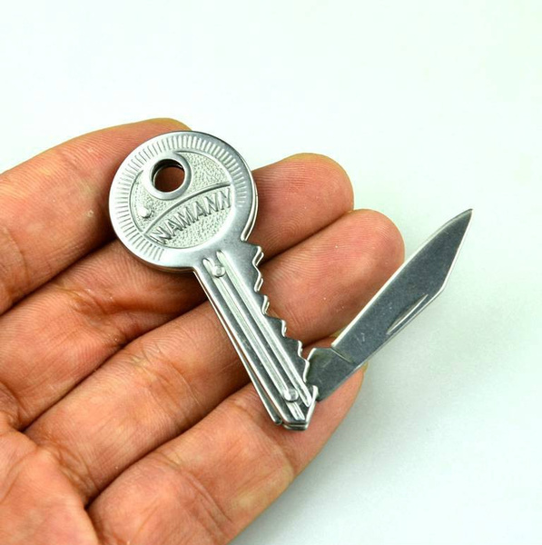 Steel Mini Key Knife Fold Key Pocket Knife Key Chain Knife Peeler ...