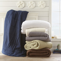 Merit Linens Super Plush Down Alternative Comforter - Hypoallergenic ...