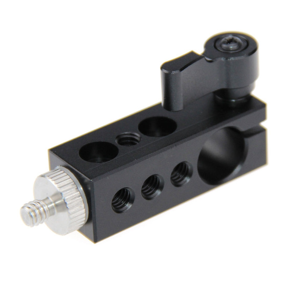 CAMVATE 1/4" Thread Mount to 15mm Single Rod Clamp fr Rail System 15mm ...