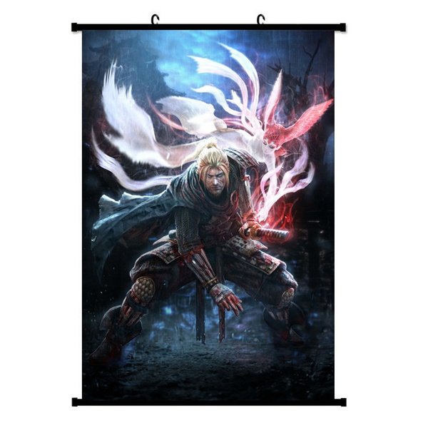 Action Game Poster Game NIOH Painting Fabric Wall Scroll Poster Super ...