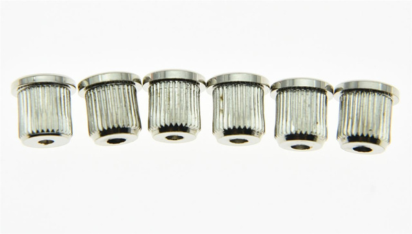 KAISH 6x Nickel Guitar String Through Body 5/16" String Ferrules for ...