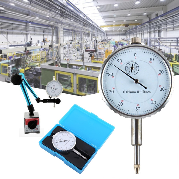 0.01mm Accuracy Measurement Instrument Tool Dial Test Indicator Gauge ...