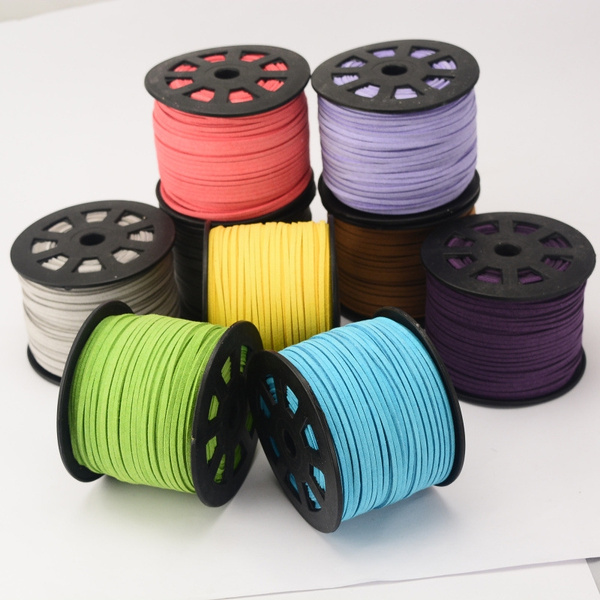 10yd 3mm Suede Leather String Jewelry Making Thread Cords hot | Wish